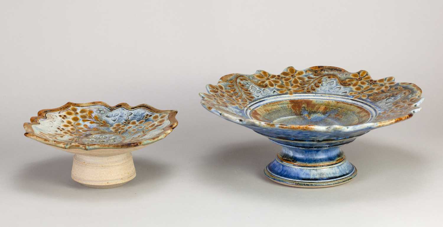 Lot 365 - JOHN CALVER (born 1947); a stoneware