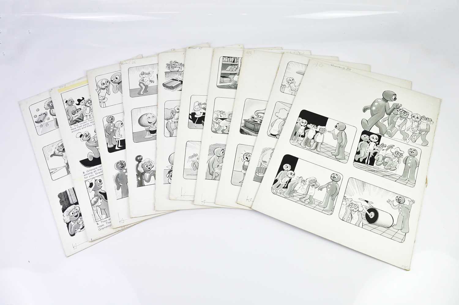 Lot 235 - BILL MEVIN; ten original black and white