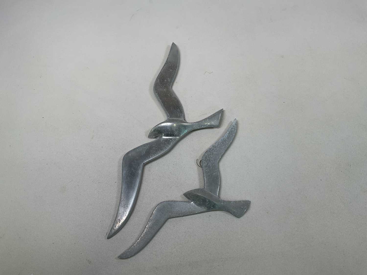 Lot 132 - A graduated pair of 1960s cast aluminium