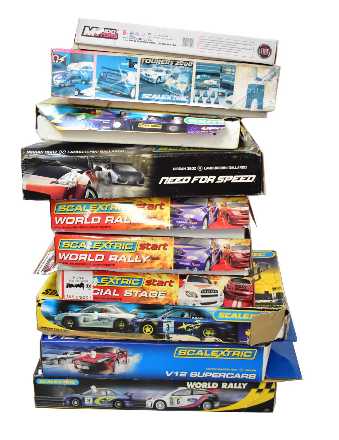 Lot 763 - Ten slot car box sets, all parts complete,