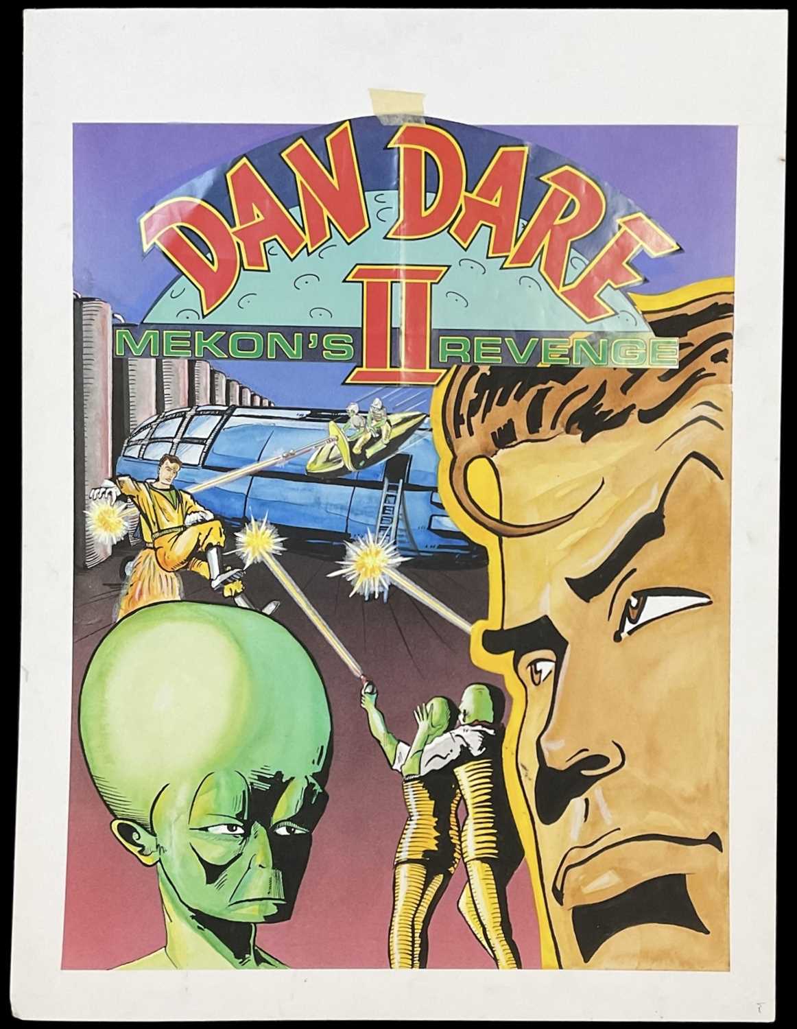 Lot 157 - DAN DARE II; an original watercolour and