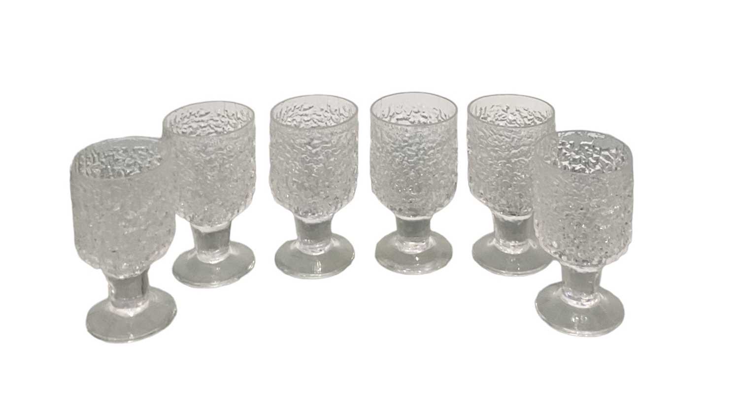 Lot 500 - WHITEFRIARS; a set of six clear sherry