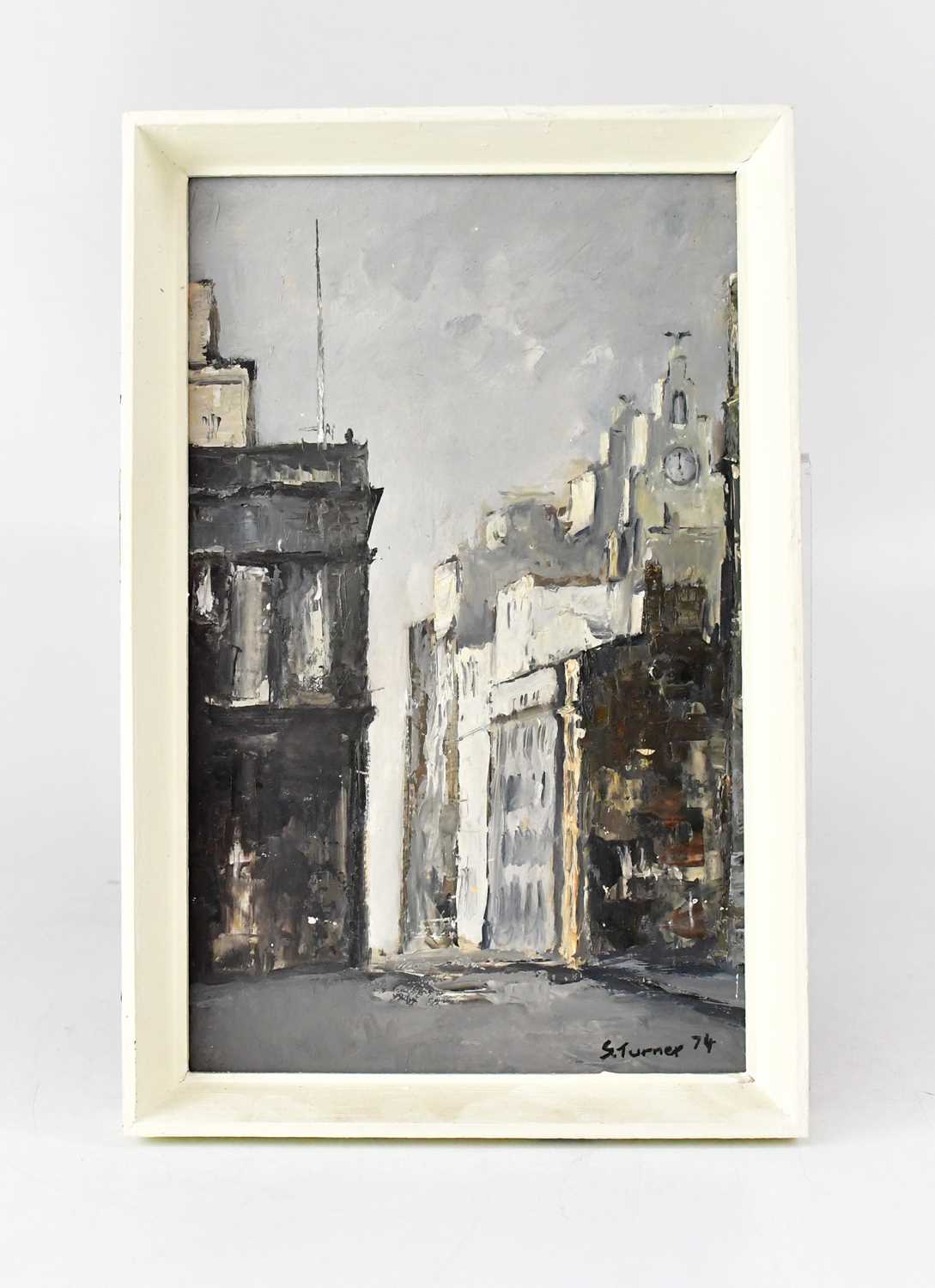 Lot 455 - SHEILA TURNER (born 1941); oil on board