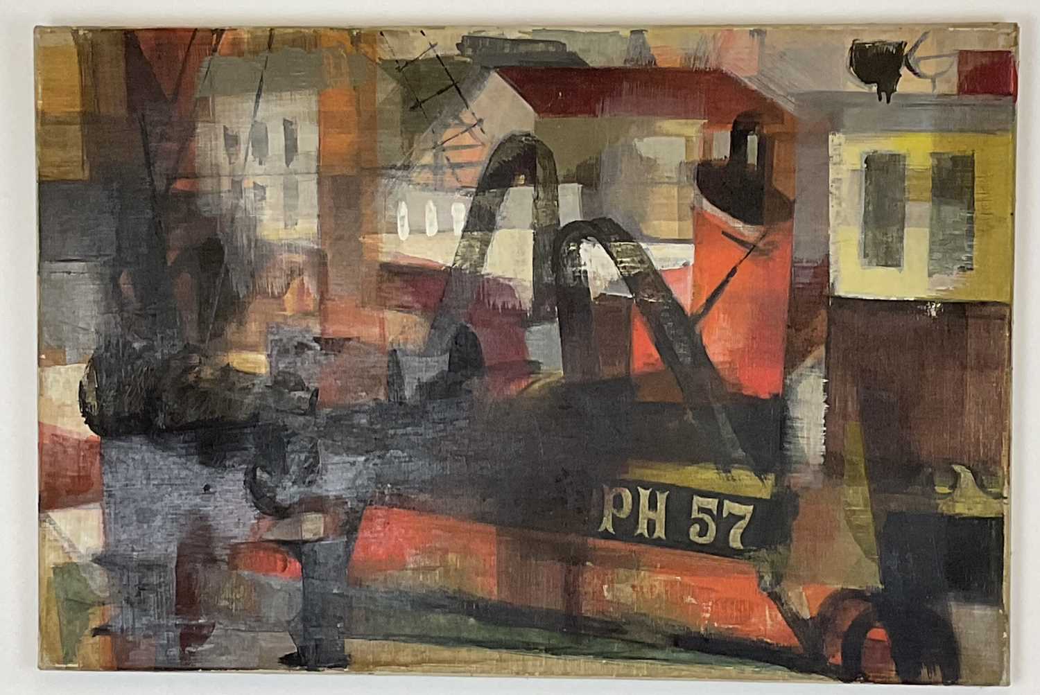 Lot 322 - NOEL ELLIS (1917-1988); Oil on canvas, a