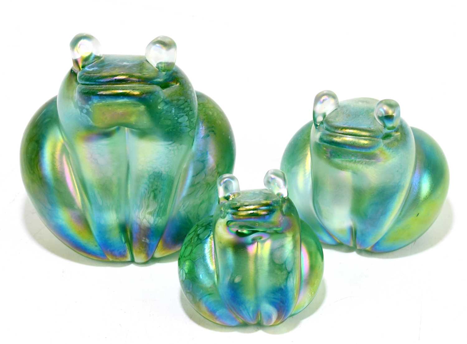 Lot 443 - JOHN DITCHFIELD FOR GLASFORM; three