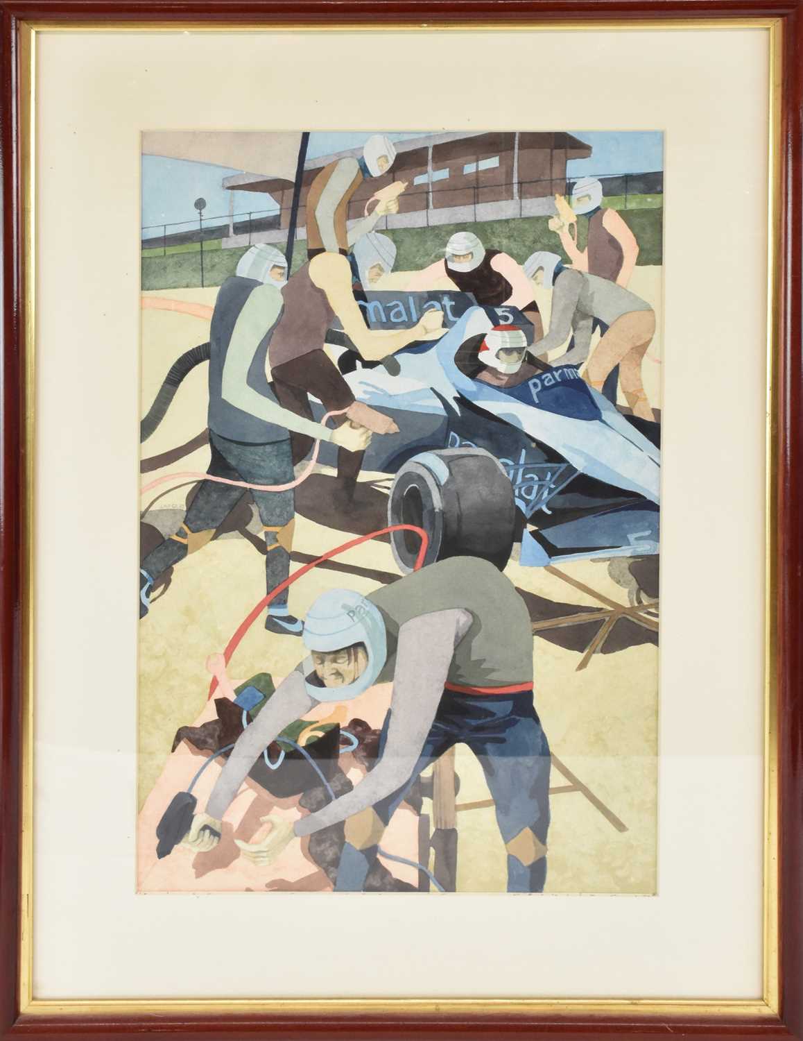 Lot 128 - GEORGE LARGE RBA RI (born 1936); watercolour,
