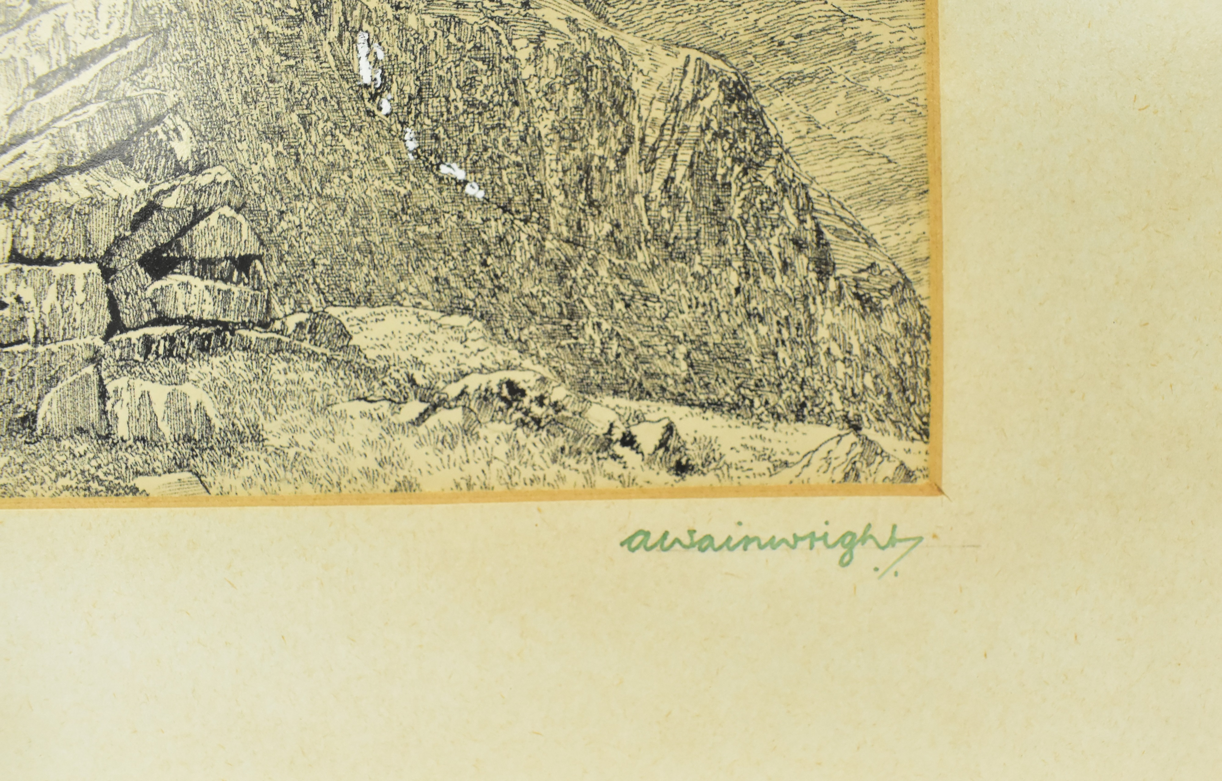 Lot 136 - ALFRED WAINWRIGHT MBE (1907-1991); pen and