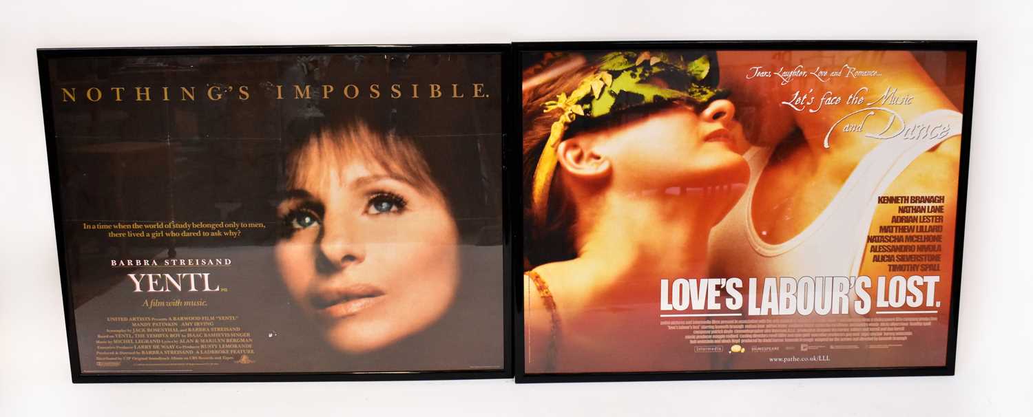 Lot 230 - BARBRA STREISAND; four film posters 'Yentil',