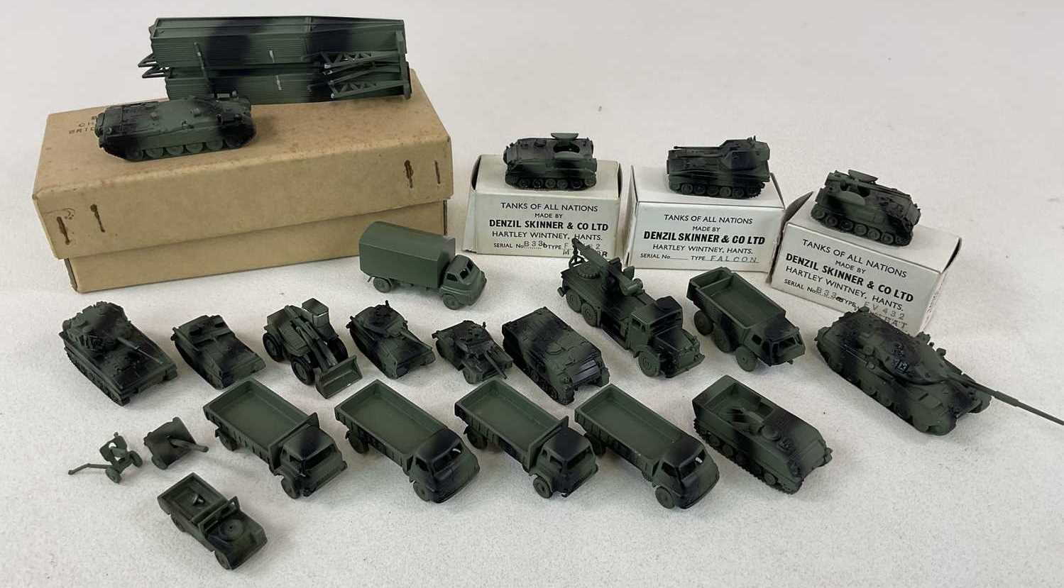 Lot 171 - A collection of military recognition models,