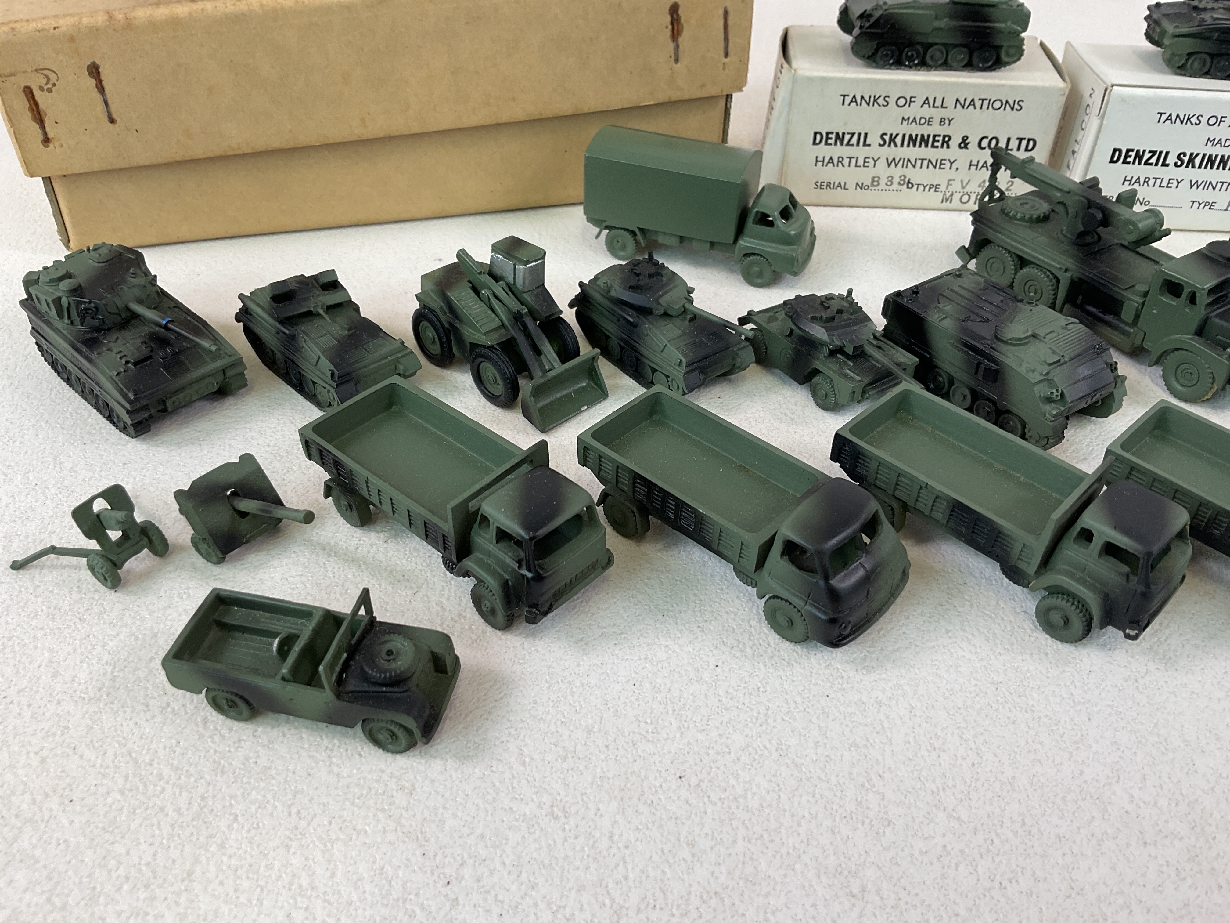 Lot 171 - A collection of military recognition models,